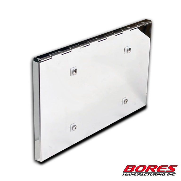 Stainless Steel Hinged License Plate Holder-Peterbilt 379-One Place (# ...