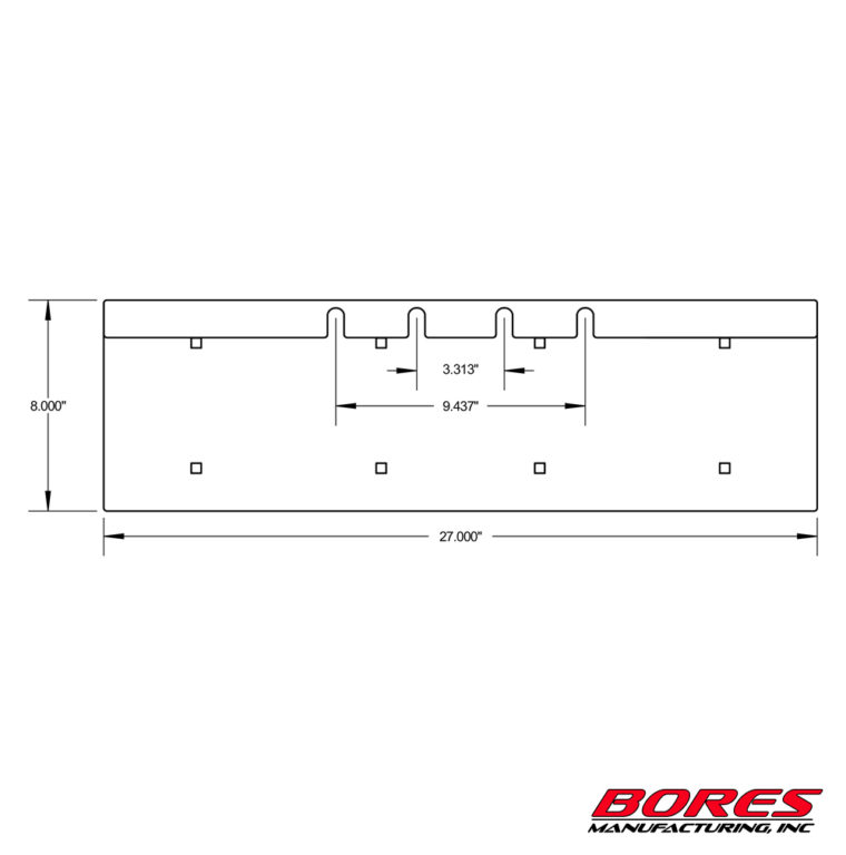 Stainless Steel Hinged License Plate Holder-Peterbilt 379-Two Place (# ...